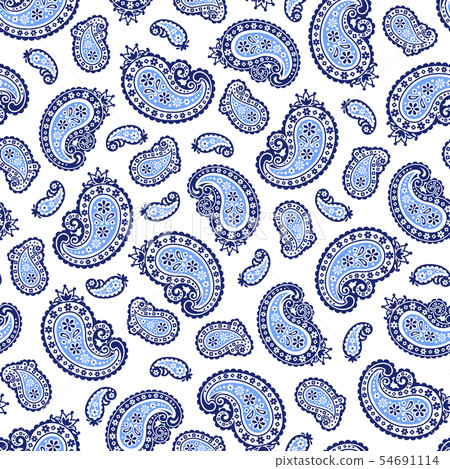 Cute paisley pattern - Stock Illustration [54691114] - PIXTA