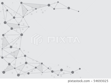Abstract geometric connect lines and dots. - Stock Illustration ...