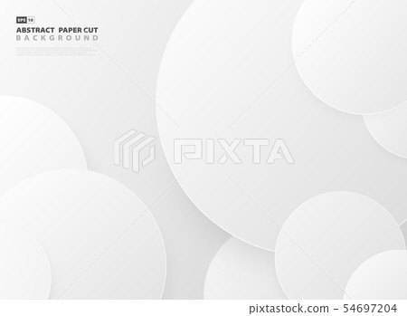 Abstract gradient gray circle pattern design paper - Stock Illustration ...