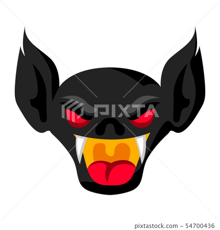 Happy halloween illustration of angry vampire. - Stock Illustration ...