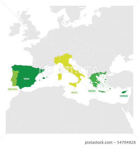 Southeastern Europe Map Southern Europe Countries Territories