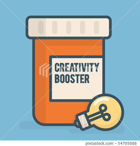 Creativity Booster. - Stock Illustration [54705088] - PIXTA