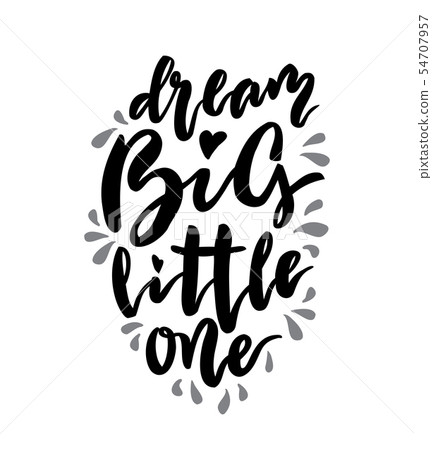 Baby nursery handwritten lettering - Stock Illustration [54707957] - PIXTA