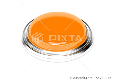 Yellow push button. 3d rendering illustration... - Stock Illustration ...