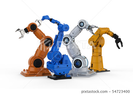 robot arms four models - Stock Illustration [54723400] - PIXTA