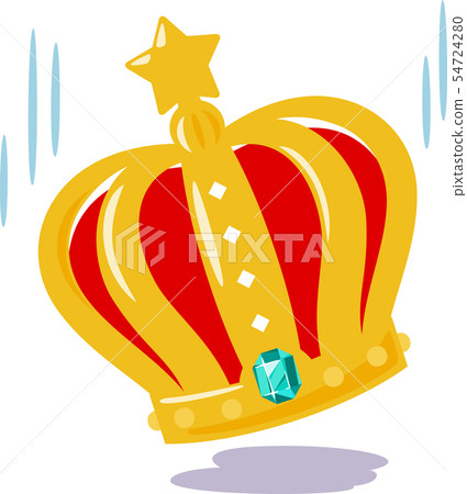 Falling crown - Stock Illustration [54724280] - PIXTA