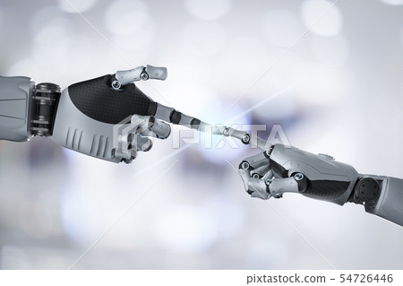 robot hand connection - Stock Illustration [54726446] - PIXTA