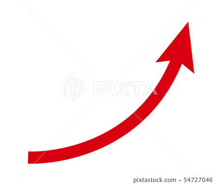 Arrow icon arrow up graph - Stock Illustration [54727046] - PIXTA