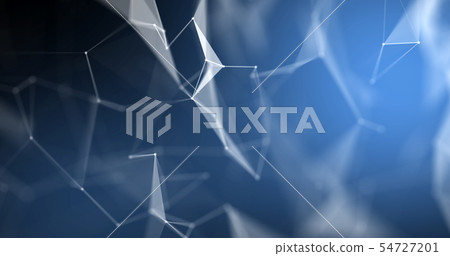 Plexus abstract background, 3D light and - Stock Illustration [54727201 ...
