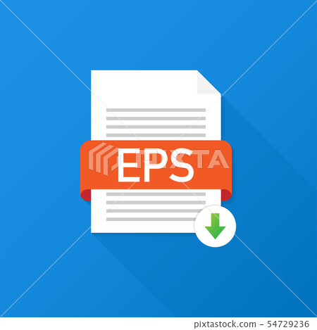 Download EPS button. Downloading document concept. - Stock Illustration ...