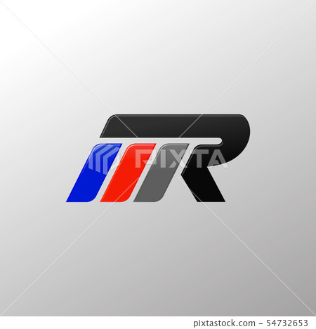 letter MR racing logo design template - Stock Illustration [54732653 ...
