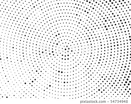 Radiating from the center dotted rays, lines - Stock Illustration ...