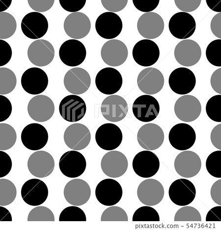 Dot Seamless Pattern Black Watermark - Stock Illustration [54736421 ...