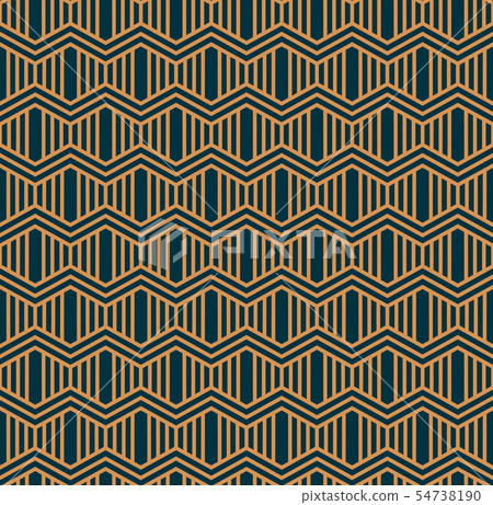 Vector seamless pattern. Modern stylish abstract - Stock Illustration ...
