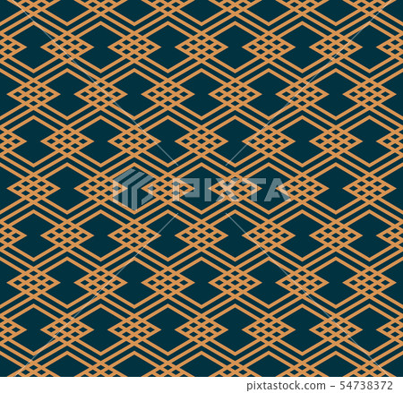 Vector seamless pattern. Modern stylish abstract - Stock Illustration ...