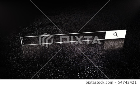 Empty simple web search bar in on the surface,... - Stock Illustration ...