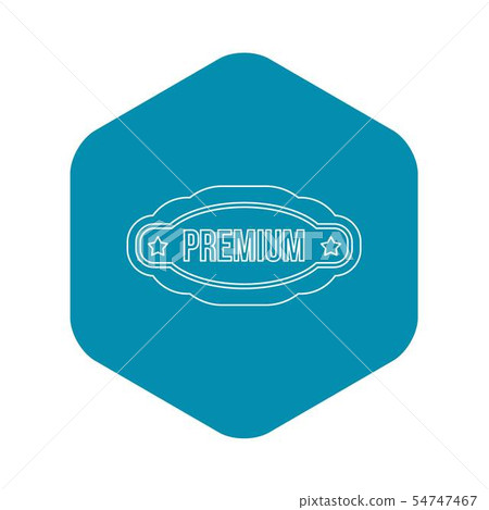 Premium lable icon, outline style - Stock Illustration [54747467] - PIXTA