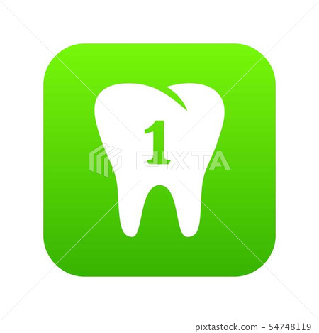 First tooth icon, simple style - Stock Illustration [54748119] - PIXTA