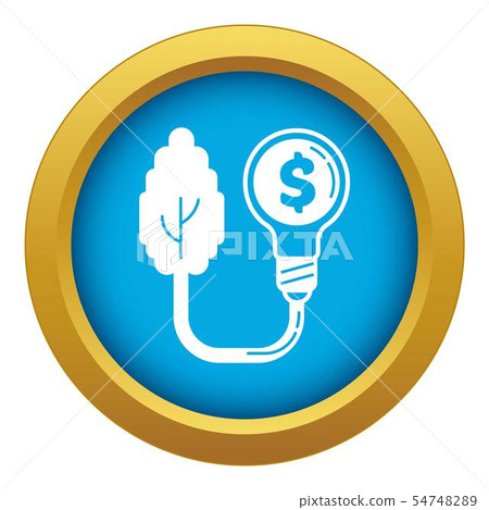 Eco tree icon blue vector isolated - Stock Illustration [54748289] - PIXTA