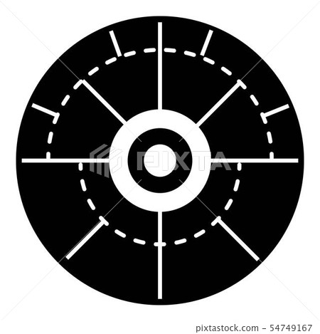 Modern aim icon, simple style - Stock Illustration [54749167] - PIXTA