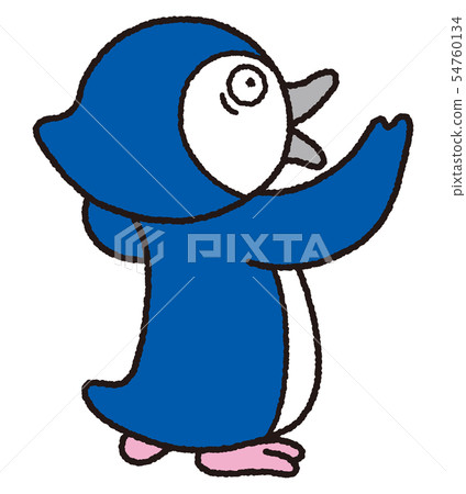 Surprised penguin 2 - Stock Illustration [54760134] - PIXTA