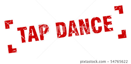 tap dance stamp. tap dance square grunge sign. tap - Stock Illustration ...