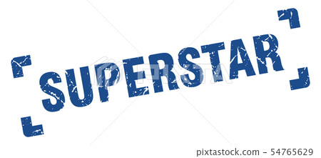 superstar stamp. superstar square grunge sign. - Stock Illustration ...