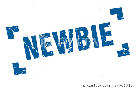 newbie stamp. newbie square grunge sign. newbie - Stock Illustration ...