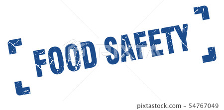 food safety stamp. food safety square grunge sign. - Stock Illustration ...