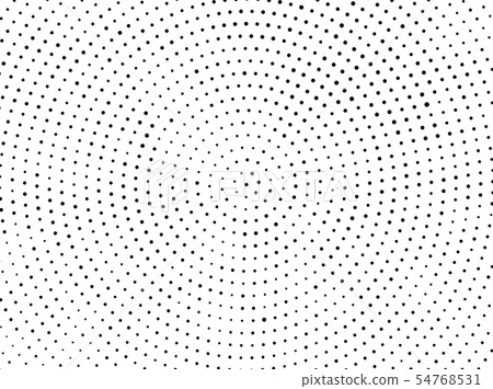 Radiating from the center dotted rays, lines - Stock Illustration ...