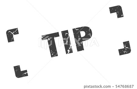 tip stamp. tip square grunge sign. tip - Stock Illustration [54768687 ...