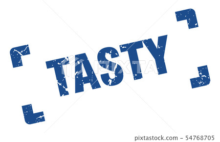 tasty stamp. tasty square grunge sign. tasty - Stock Illustration ...