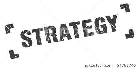 strategy stamp. strategy square grunge sign. - Stock Illustration ...