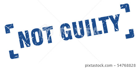 not guilty stamp. not guilty square grunge sign. - Stock Illustration ...