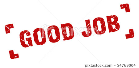 good job stamp. good job square grunge sign. good - Stock Illustration ...