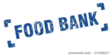 food bank stamp. food bank square grunge sign. - Stock Illustration ...