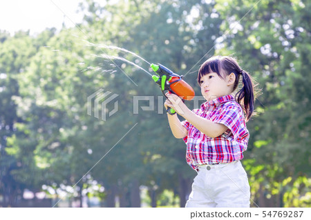 Little Girl With Gun