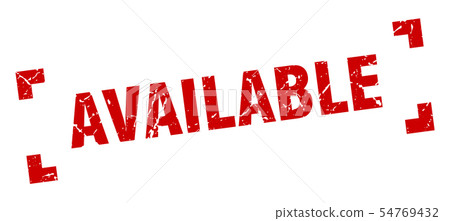 available stamp. available square grunge sign. - Stock Illustration ...