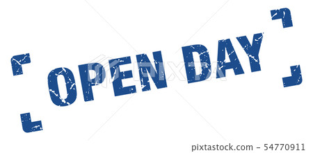 open day stamp. open day square grunge sign. open - Stock Illustration ...