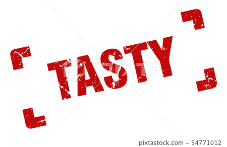 tasty stamp. tasty square grunge sign. tasty - Stock Illustration ...