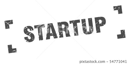 startup stamp. startup square grunge sign. startup-插圖素材 [54771041 ...