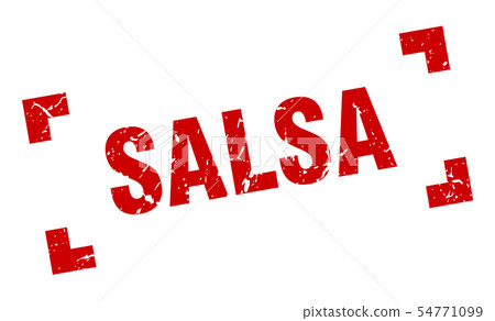 salsa stamp. salsa square grunge sign. salsa - Stock Illustration ...