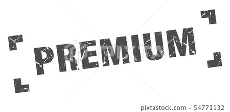 premium stamp. premium square grunge sign. premium - Stock Illustration ...