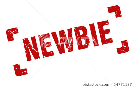 newbie stamp. newbie square grunge sign. newbie - Stock Illustration ...