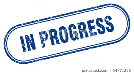 in progress - Stock Illustration [54771298] - PIXTA