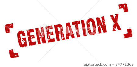 generation x stamp. generation x square grunge - Stock Illustration ...