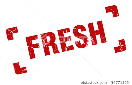 fresh stamp. fresh square grunge sign. fresh - Stock Illustration ...