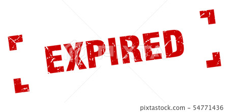 expired stamp. expired square grunge sign. expired - Stock Illustration ...