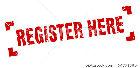 register here stamp. register here square grunge - Stock Illustration ...