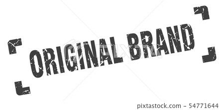 original brand stamp. original brand square grunge - Stock Illustration ...